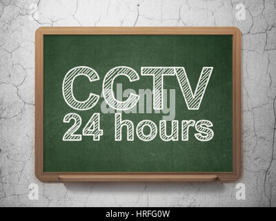 Privacy concept: CCTV 24 hours on Torn Paper background Stock Photo - Alamy