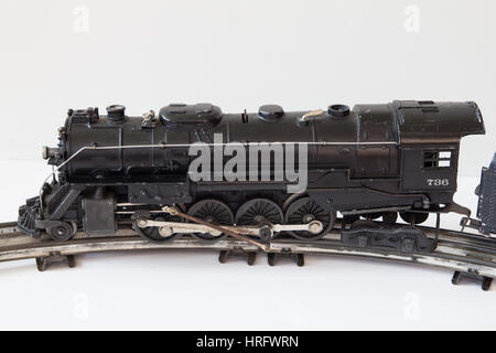 Side view of Lionel model train engine Stock Photo - Alamy