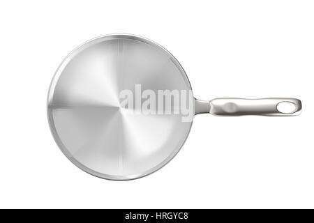 3d rendering empty saucepan Stock Photo - Alamy