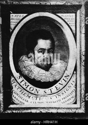 Simon Stevin, Flemish Mathematician Stock Photo - Alamy