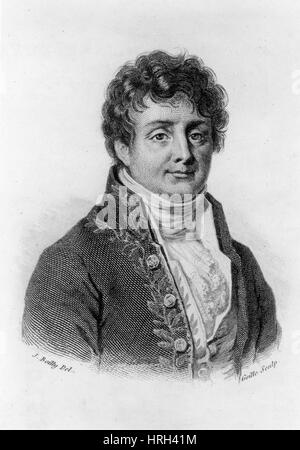 Illustration of Jean Baptiste Joseph Fourier (1768-1830), a French ...
