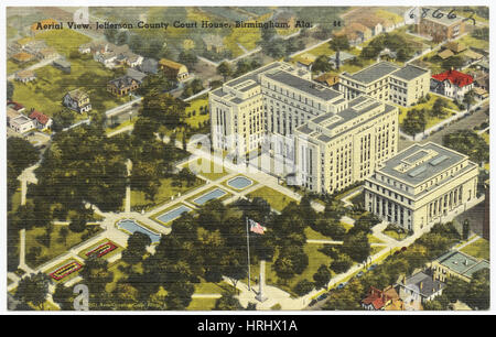 Aerial view, Jefferson County Court House, Birmingham, Ala ...