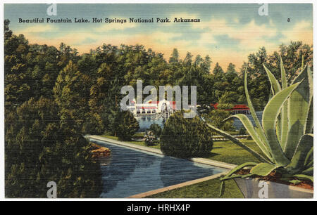 Beautiful Fountain Lake, Hot Springs National Park, Arkansas , Lakes ...