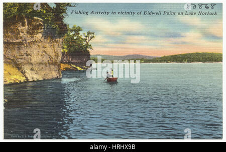 Fishing activity in vicinity of Bidwell Point on Lake Norfolk , Lakes ...