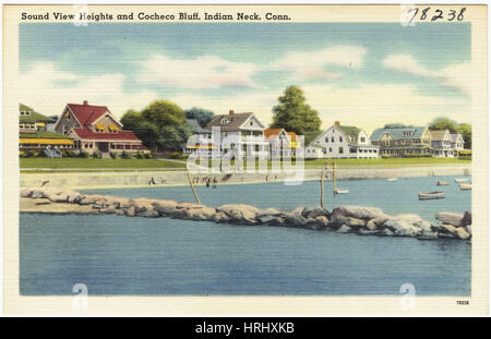 Sound View Heights and Cocheco Bluff in Indian Neck, Connecticut, are ...