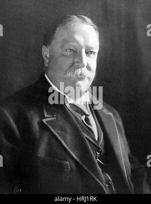 William Howard Taft, 27th President of the USA, signing the New Stock ...