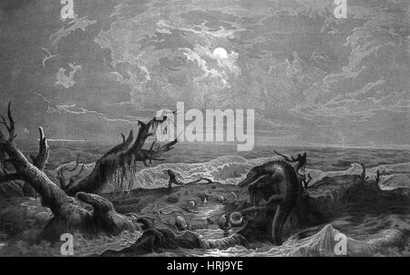 Prehistoric, Triassic Landscape Stock Photo - Alamy