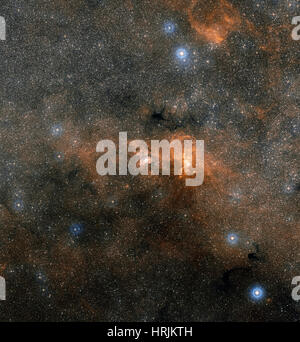 NGC 3603, Open Cluster, Starburst Region Stock Photo - Alamy