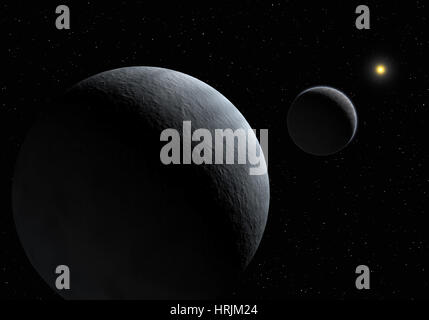 Pluto and Charon Stock Photo - Alamy
