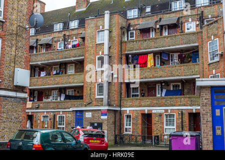 Poor housing, Tower Hamlets, East London, UK Stock Photo - Alamy