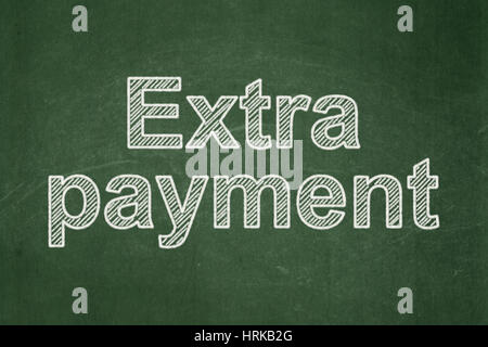 Currency concept: Extra Payment on computer keyboard background Stock ...