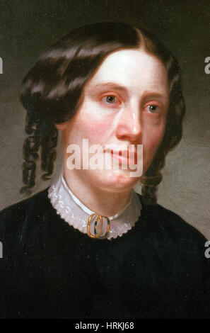 Harriet Beecher Stowe, American Abolitionist Stock Photo - Alamy