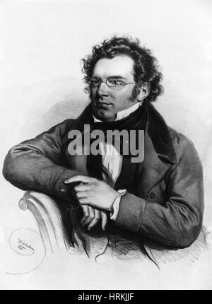 Franz Schubert, Austrian composer and musician Stock Photo - Alamy
