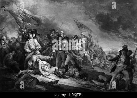 The Death of General Warren at the Battle of Bunker's Hill, 17 June ...