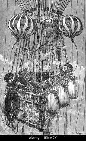 Zenith Balloon Tragedy, 1875 Stock Photo - Alamy