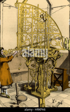 Quadrant, 17th Century Stock Photo - Alamy