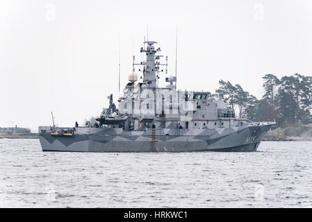 Karlshamn, Sweden - March 2, 2017: Documentary of the Swedish navy ...