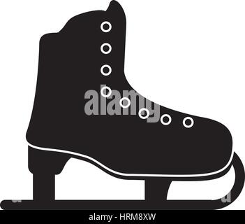 Ice Skate icon vector, filled flat sign, solid pictogram isolated on ...