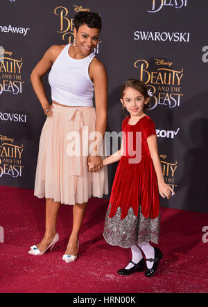 Carly Hughes and Julia Butters at the Premiere Of Disney's 'Beauty And ...