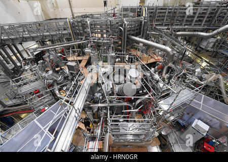 The workshop housing the experimental Wendelstein 7-X fusion reactor in ...