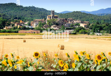 Village of La Pera, Catalonia, Spain Stock Photo - Alamy