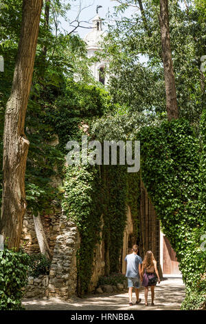 Exploring Barri Vell Old Quarter, Girona, Spain Stock Photo - Alamy