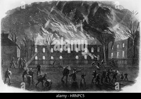 Harper's Ferry. The burning of the United States arsenal at Harper's ...