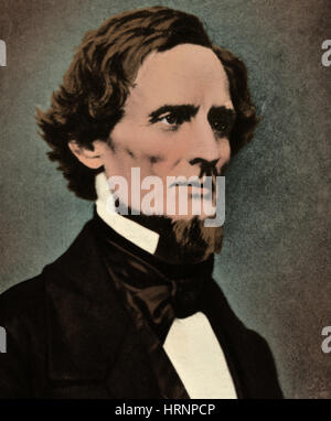 Jefferson Davis, President of the Confederacy Stock Photo - Alamy