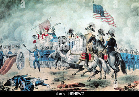 Battle of New Orleans, January 8, 1815. Final battle of the War of ...
