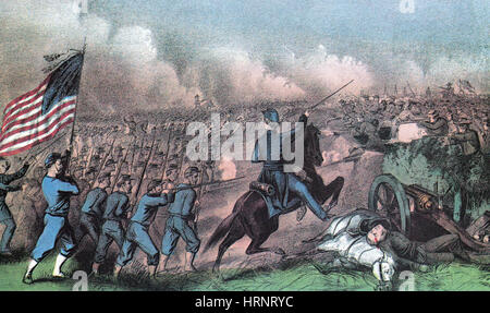 Battle of Williamsburg, American Civil War Stock Photo - Alamy