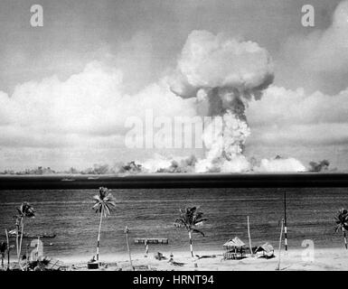 The ABLE test of Operation Crossroads, July 1, 1946. The bomb was ...