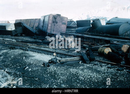 Great Alaskan Earthquake and Tsunami, 1964 Stock Photo - Alamy