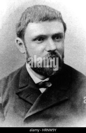 JULES HENRI POINCARE French mathematician Date: 1854 - 1912 Stock Photo ...