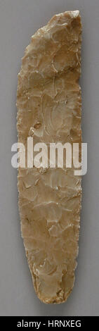 Prehistoric Bifacial Stone Tool Stock Photo - Alamy