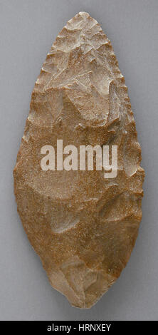 Prehistoric Unifacial Stone Tool Stock Photo - Alamy
