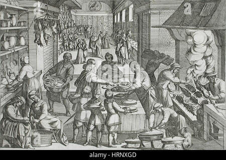 16TH CENTURY KITCHEN Stock Photo - Alamy