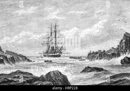 HMS Challenger Expedition 1872-76 Stock Photo - Alamy