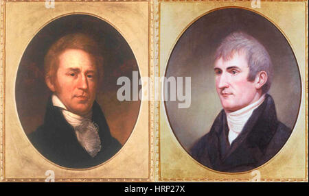 Lewis and Clark, American Explorers Stock Photo - Alamy