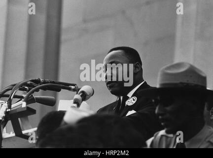 1963 March on Washington. Martin Luther King delivering his 'I Have a ...