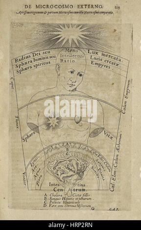 Fludd's De Microcosmo Externo, 1600s Stock Photo - Alamy