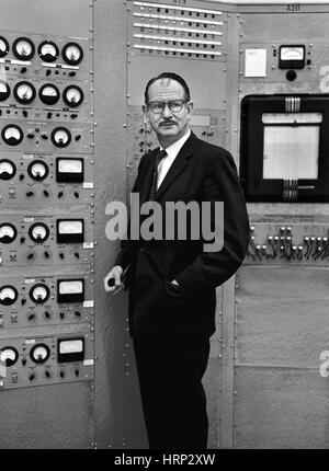 Control room at the Bevatron particle accelerator of University of ...