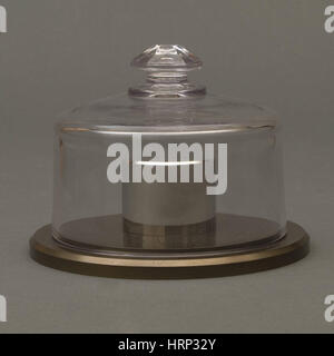 This platinum-iridium cylinder at the National Bureau of Standards is ...