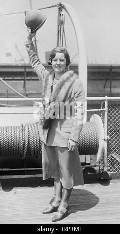 Swimmer Gertrude Ederle was an Olympic champion, and set world records ...