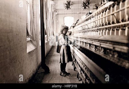 Young Cotton Mill Spinner, Lancaster, South Carolina, USA, Lewis Hine ...