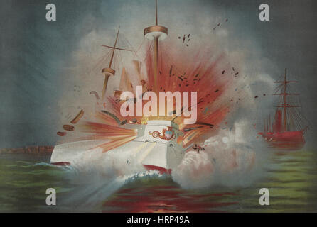 Sinking of the USS Maine, 1898 Stock Photo - Alamy