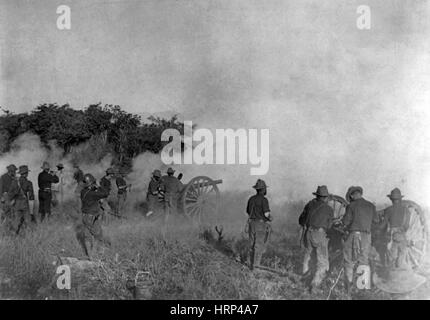 1890s 1898 US ARMY FIELD ARTILLERY SOLDIERS IN CUBA DURING SPANISH ...