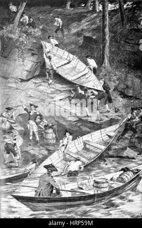 Invasion of Canada, 1775 Stock Photo - Alamy