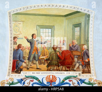 First Continental Congress, 1774 Stock Photo - Alamy