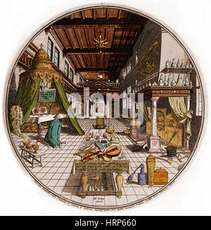 Heinrich Khunrath, German Alchemist Stock Photo - Alamy