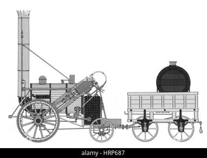Robert Stephenson, "Rocket", 1829 Stock Photo - Alamy